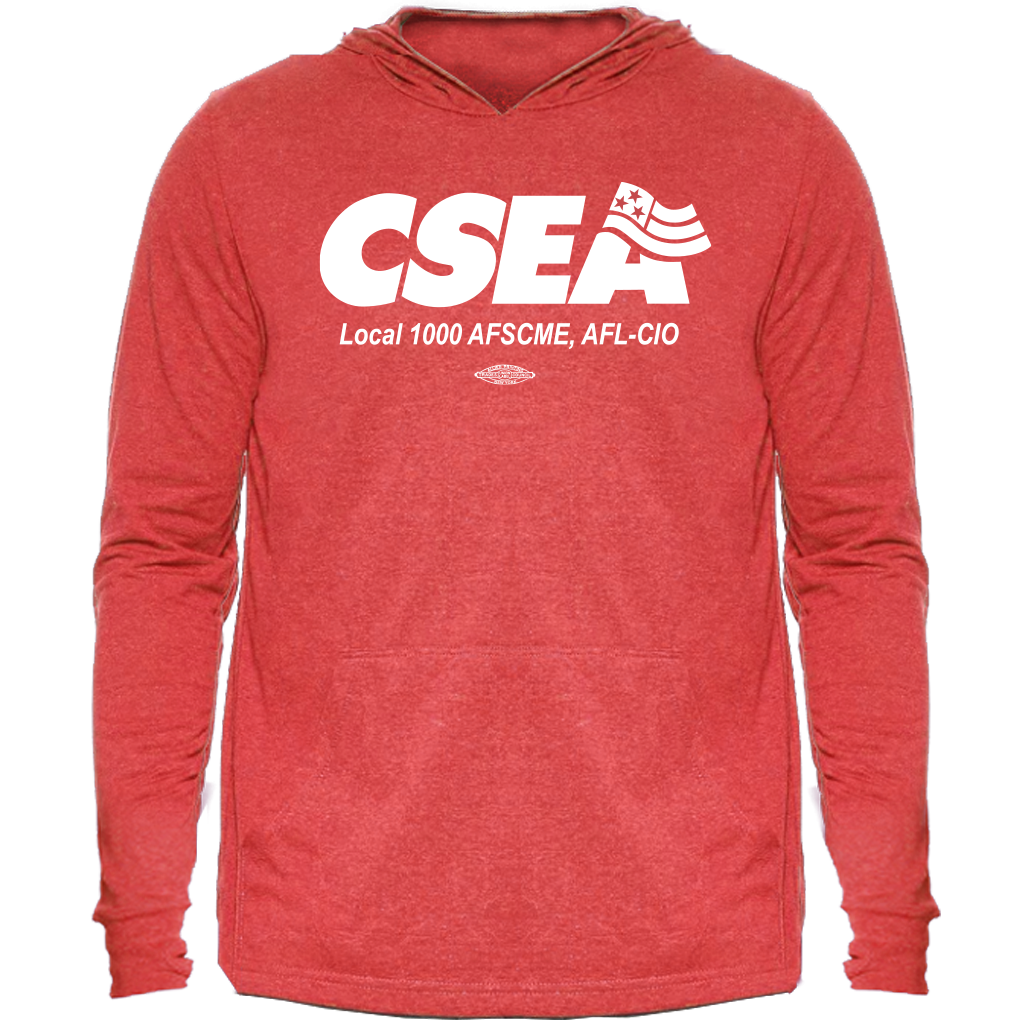 CSEA Unisex Performance Hoodie Shirt - Red – CSEA Merchandise Market